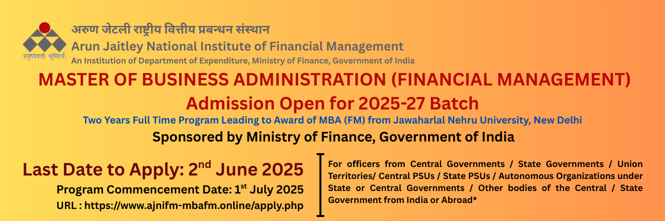 Home | Arun Jaitley National Institute of Financial Management